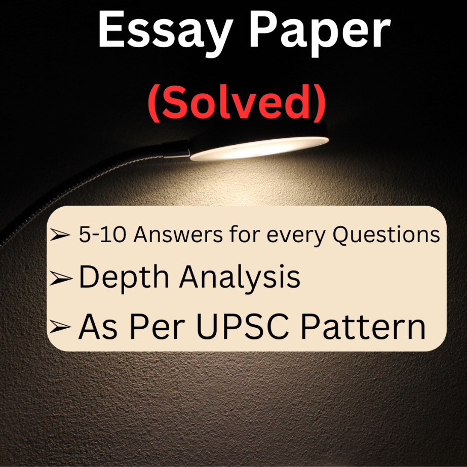 7300+ UPSC Mains Model Answers – Pdf For UPSC