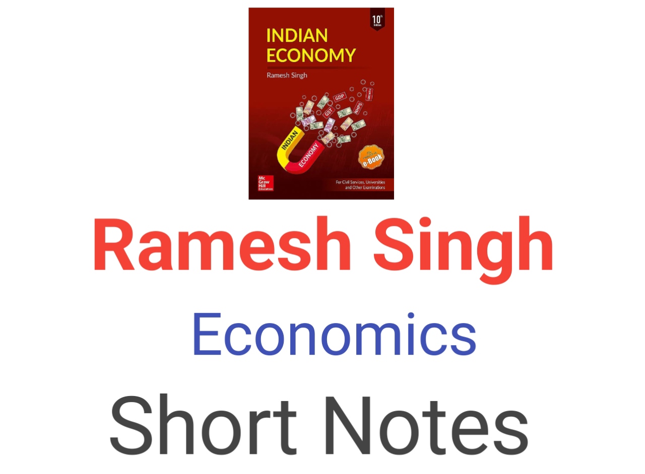 Ramesh Singh Economics Short Notes – Pdf For UPSC